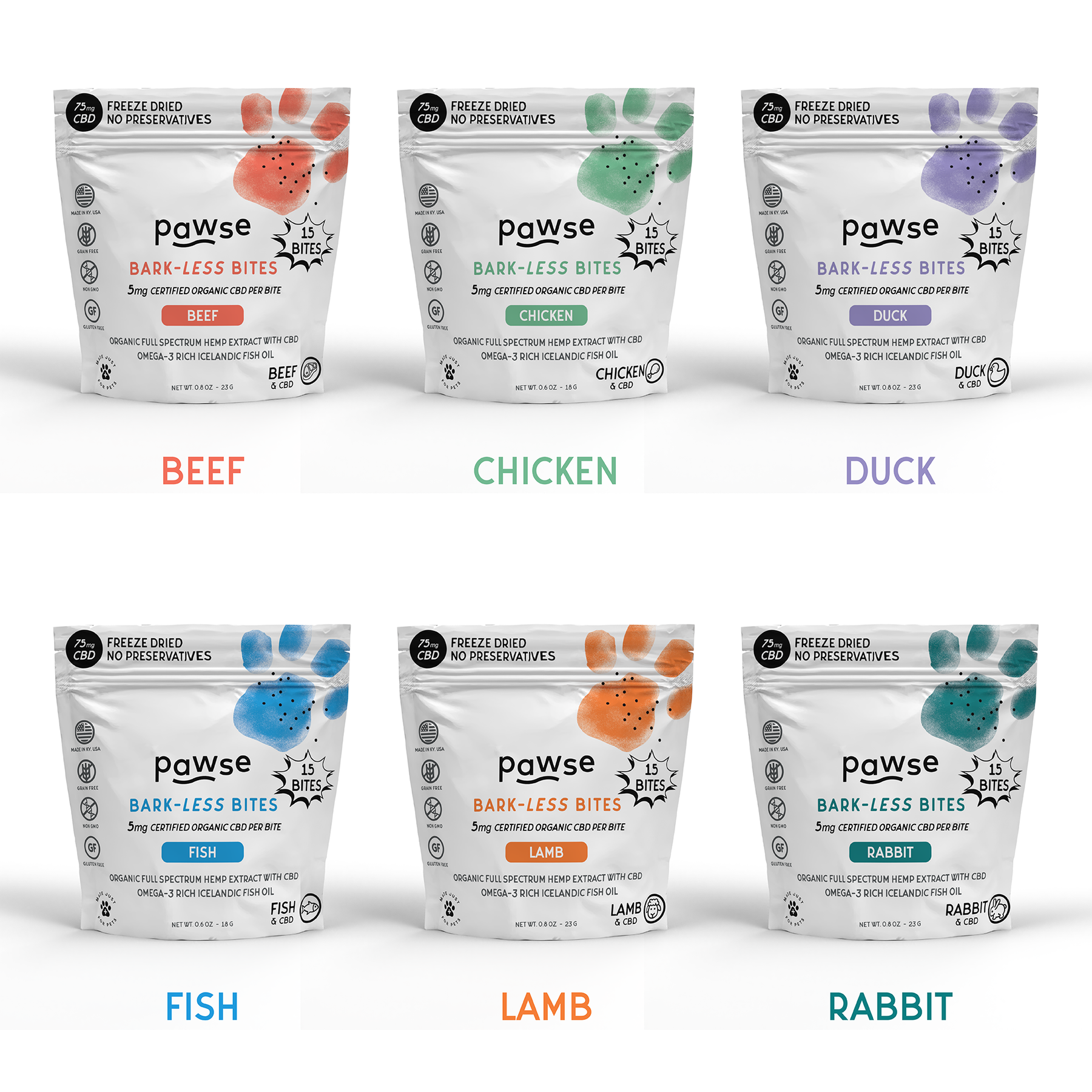 CBD Bites | All natural, limited ingredient, freeze-dried bites - Pawse